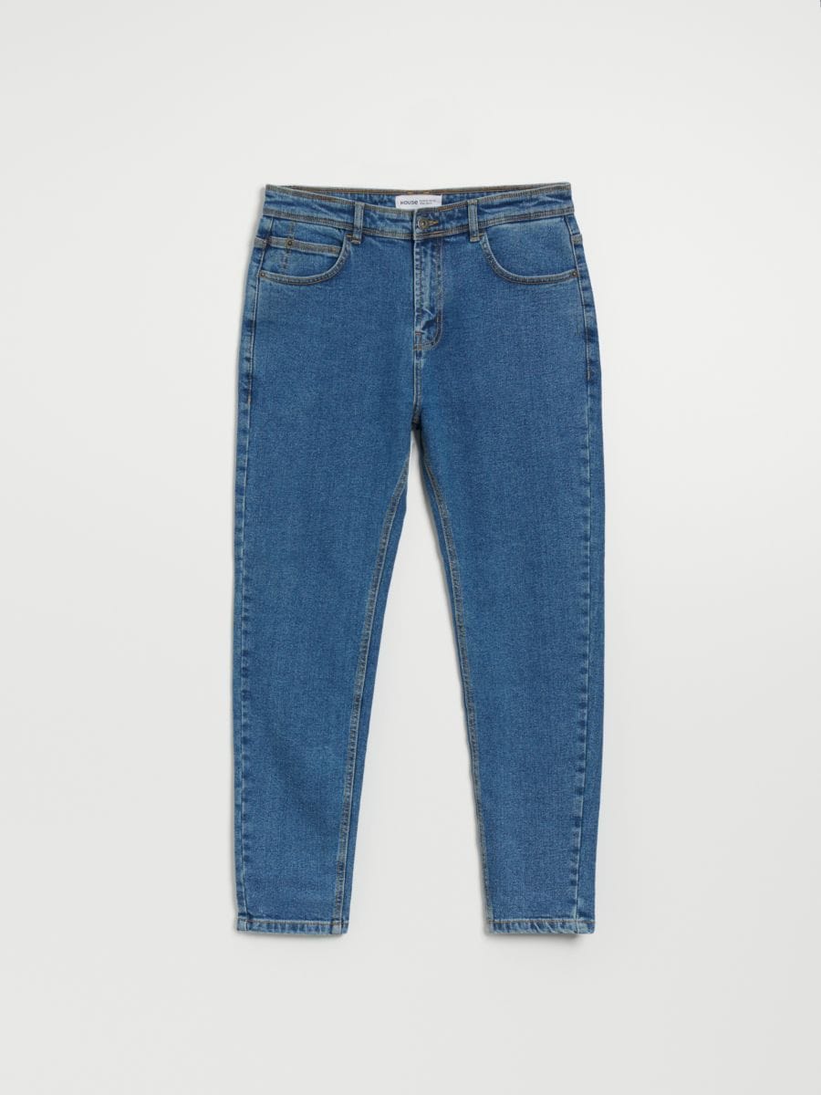 Jeansy carrot fit granatowe - HOUSE - 0713Y-55J