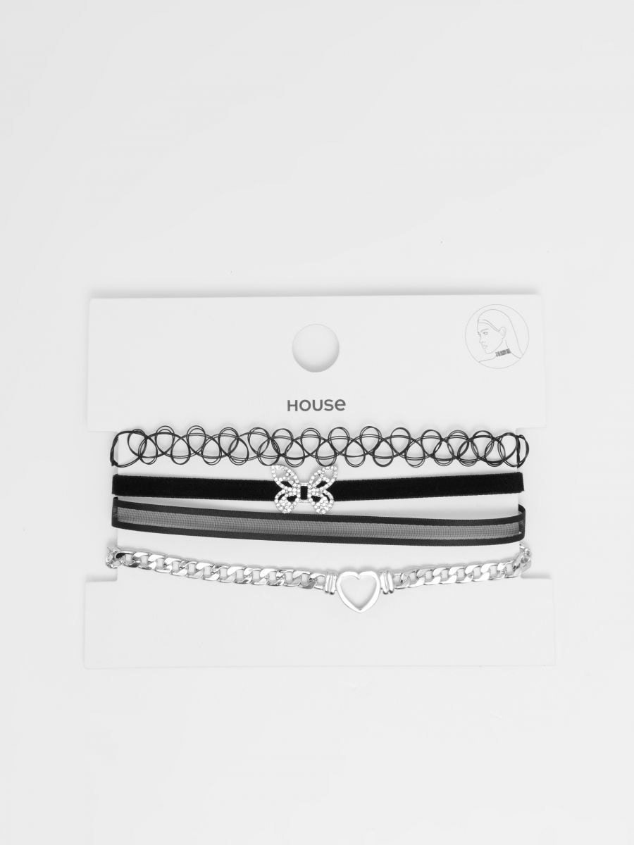 Súprava 4 retiazok Farba viacfarebná - HOUSE - 2321X-MLC