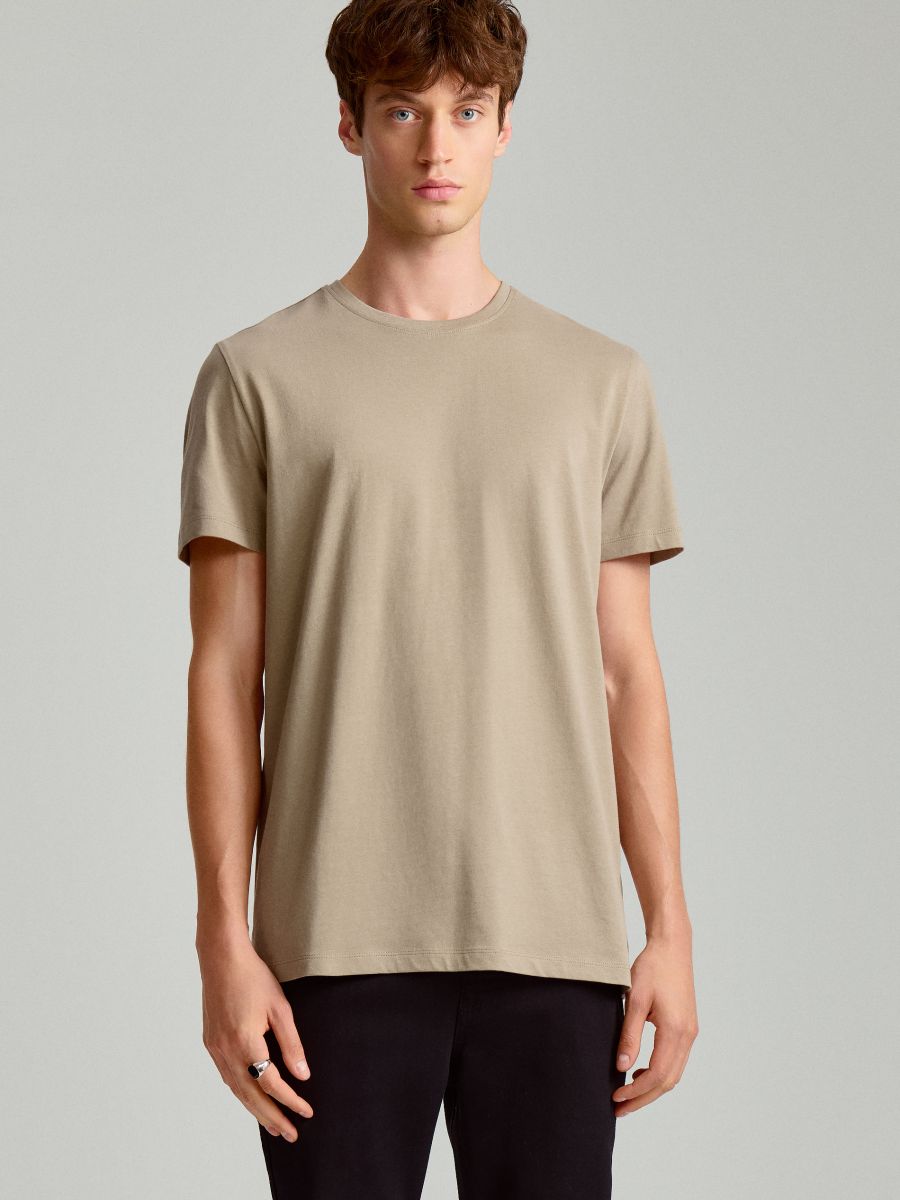 Tricou basic uni Culoare bej - HOUSE - 369BY-80X