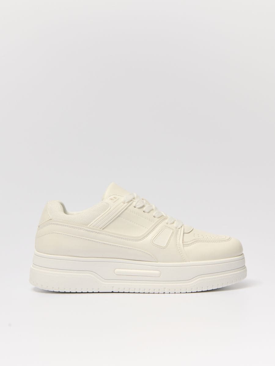 Bele patike sa debelim đonom boja belo - HOUSE - 412BY-00X