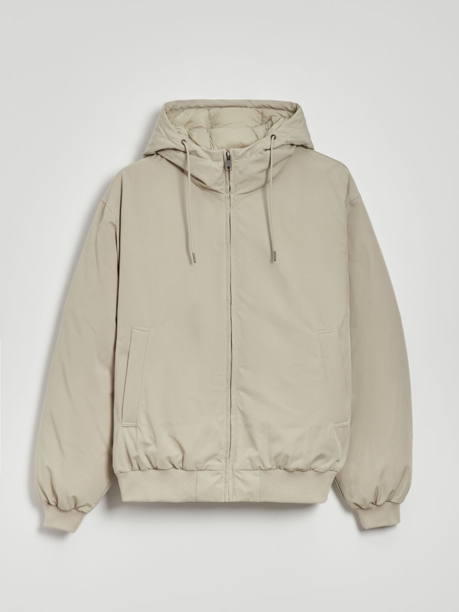 Jacke mit Kapuze Farbe beige - HOUSE - 526BB-08X