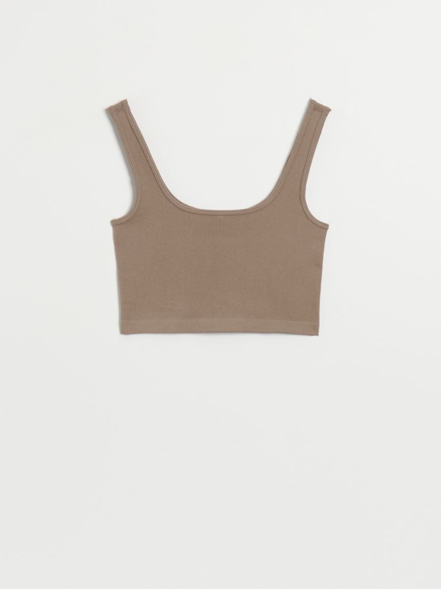 Top corto Color gris claro - HOUSE - 9371W-09X