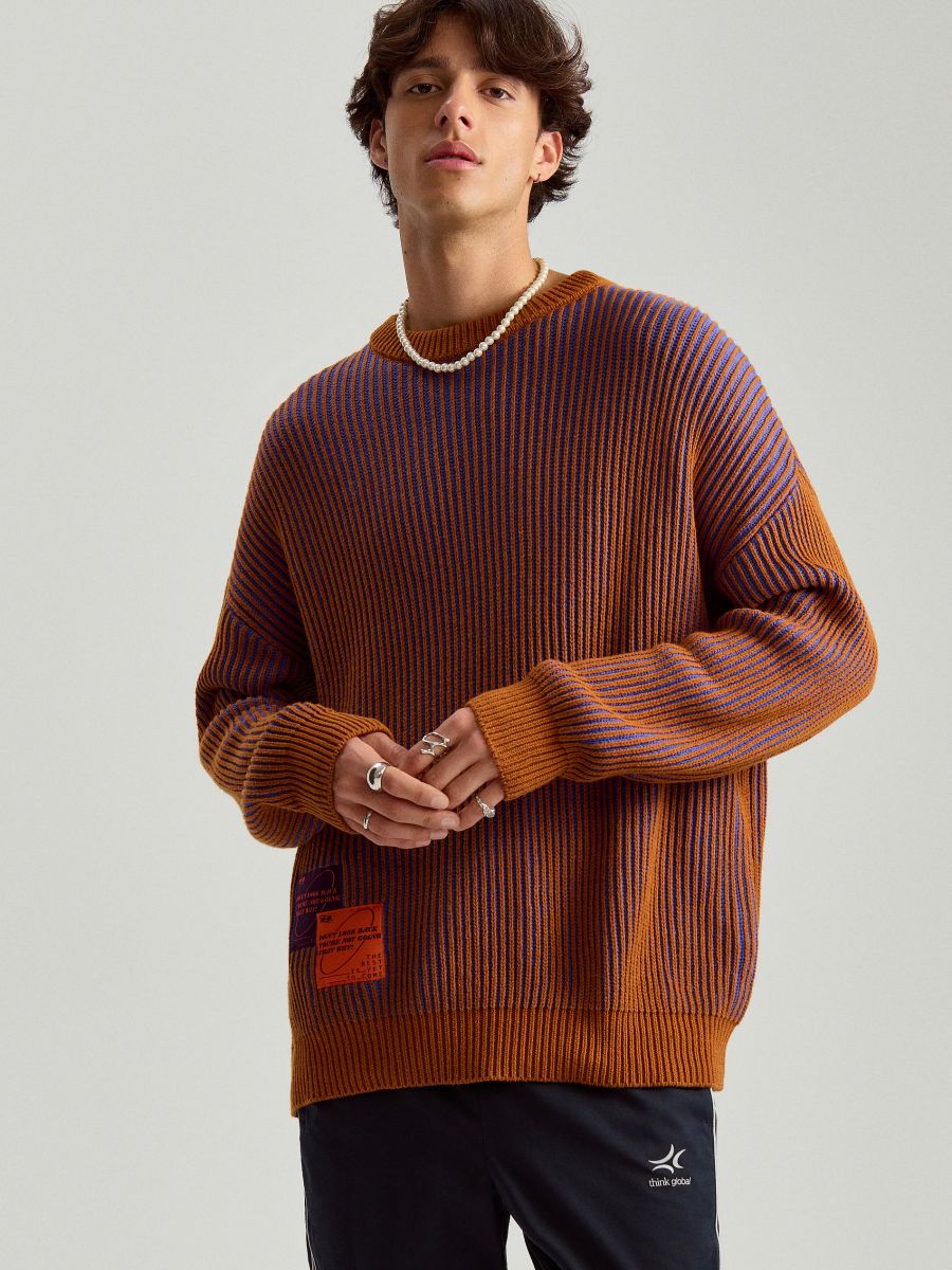 Pulover oversized Culoare cupru - HOUSE - 964CC-28X