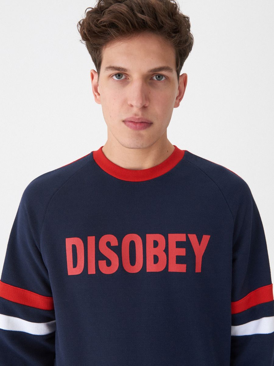 Bluza z napisem - HOUSE - WC760-59X